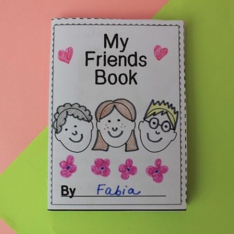 Friends | Book Craft Activity | Fun ESL Worksheet For Kids