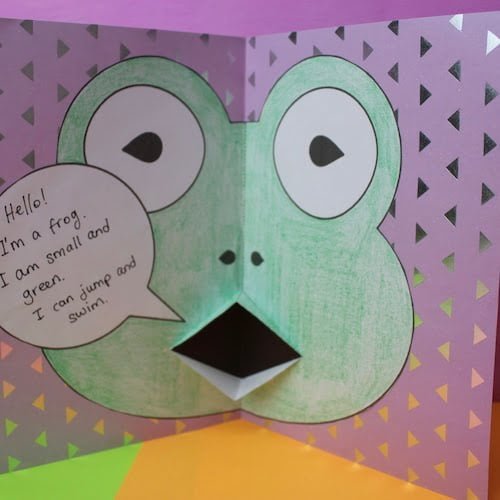 Animals | Pop Up Cards Craft | Fun ESL Activity For Children