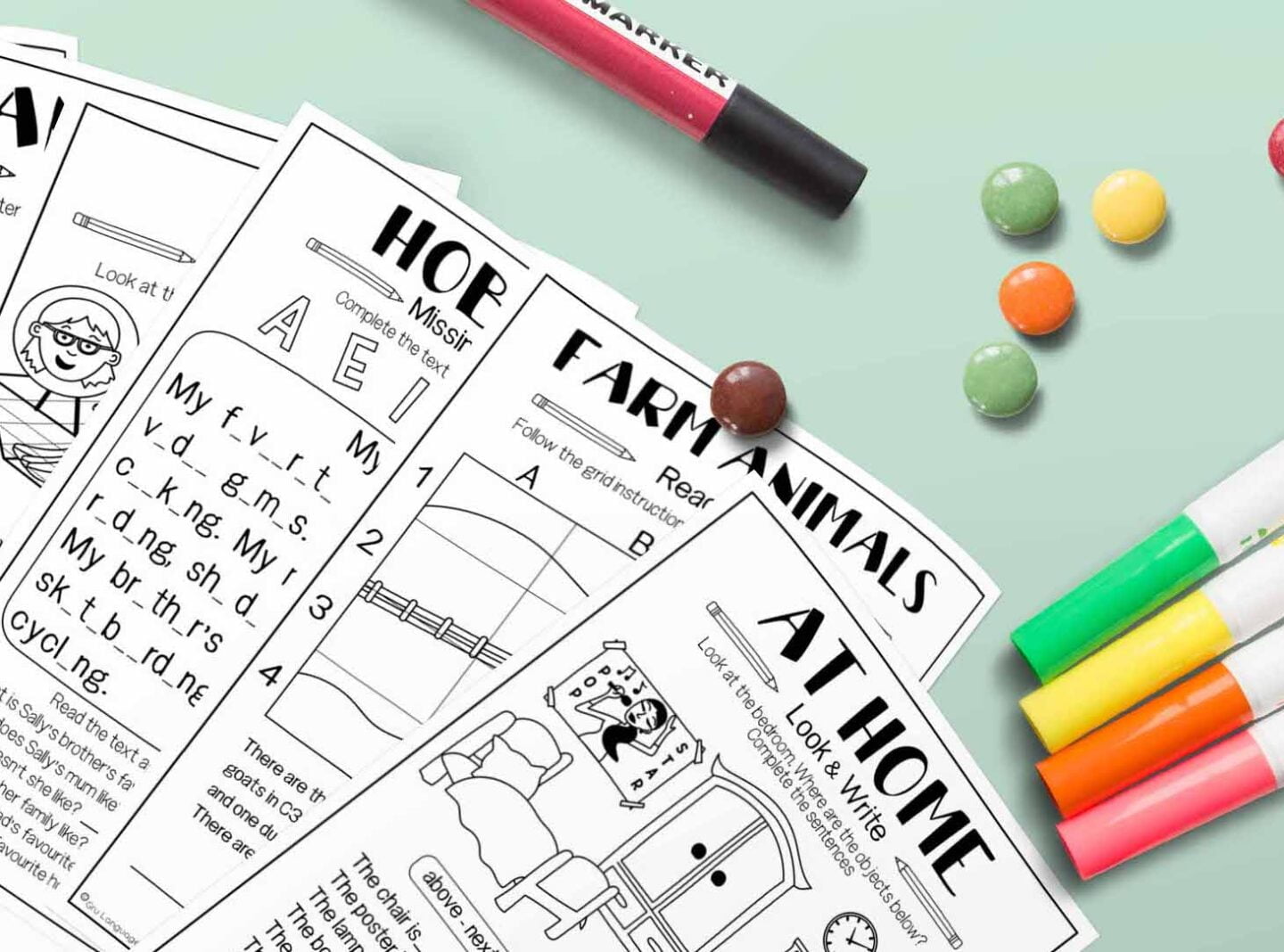 English Teaching Resources for Children | Gru Languages