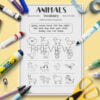 Animals | Fun ESL Vocabulary Worksheet for Children