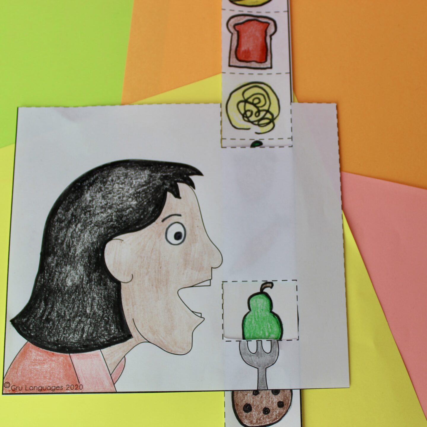 Boy & Girl Food Activity | Printable Craft for Children