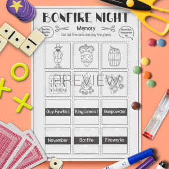 Bonfire Night | Memory Game | Fun Activity for Children