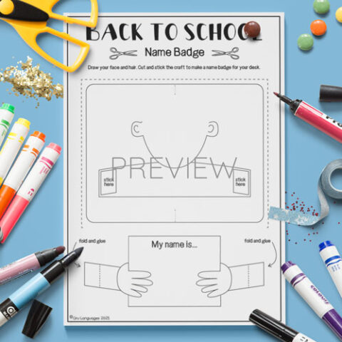 Back To School | Name Craft | Fun Activity for Children