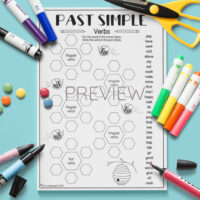 Past Simple Worksheets for Children Learning English